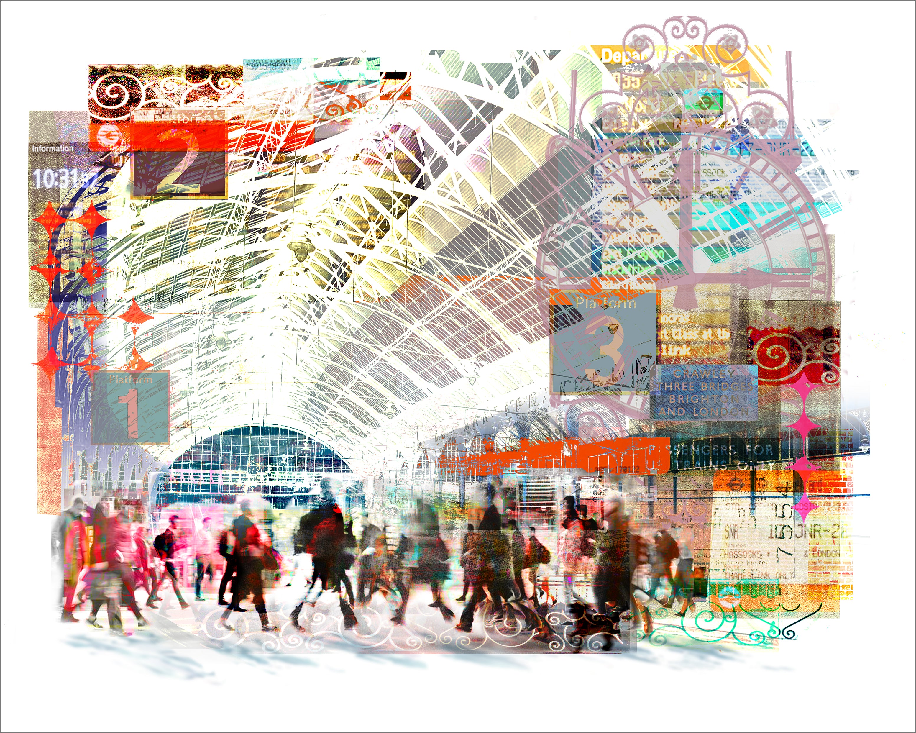 Brighton Station – Sarah Jones Prints