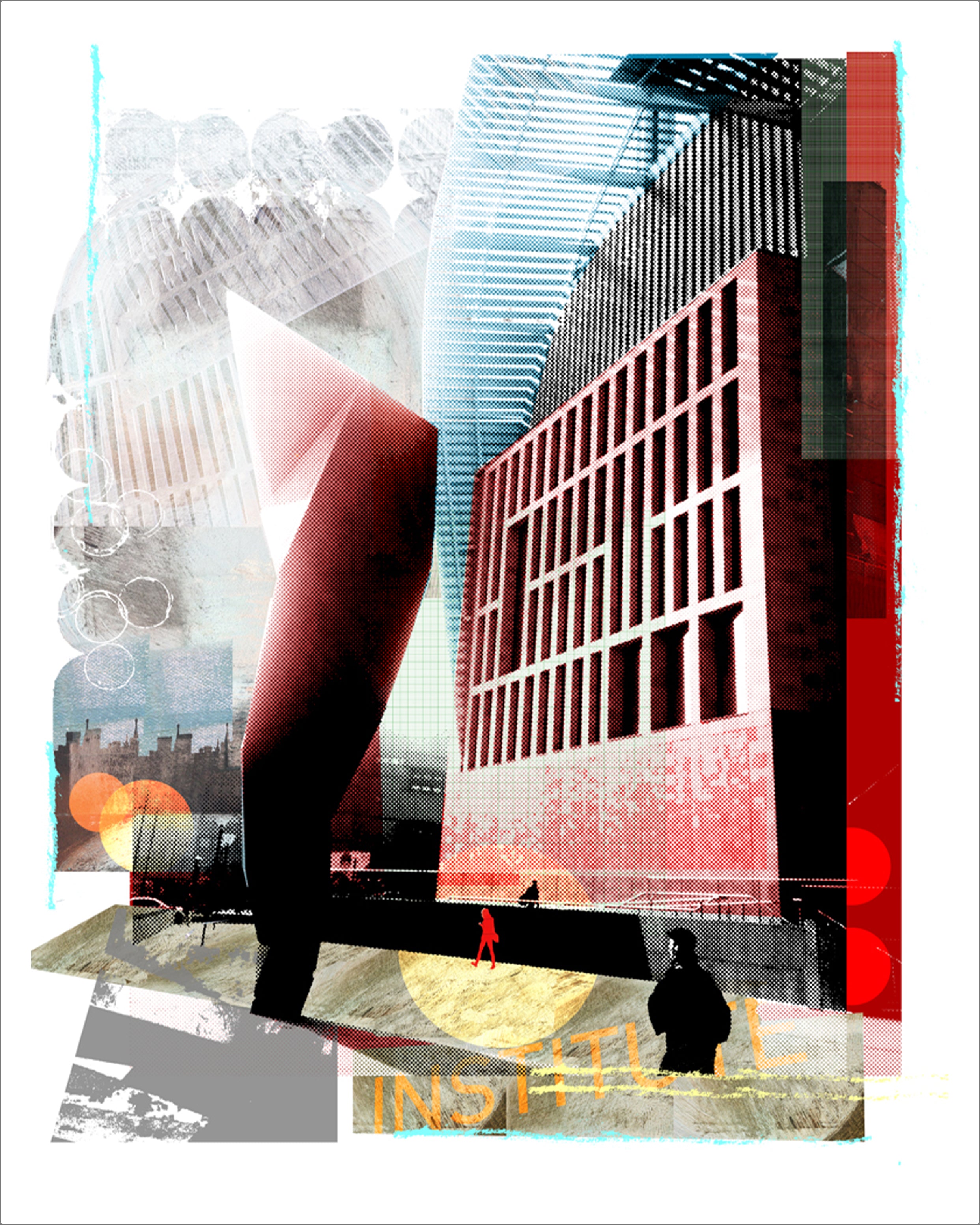 The Francis Crick Institute (unframed) – Sarah Jones Prints