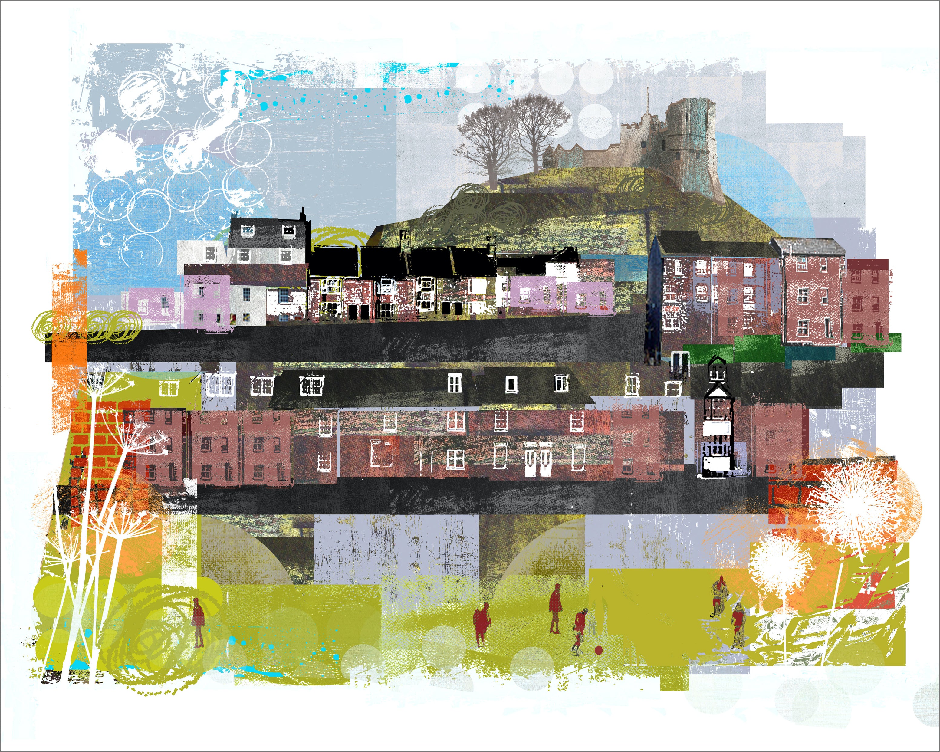 Lewes Castle – Sarah Jones Prints