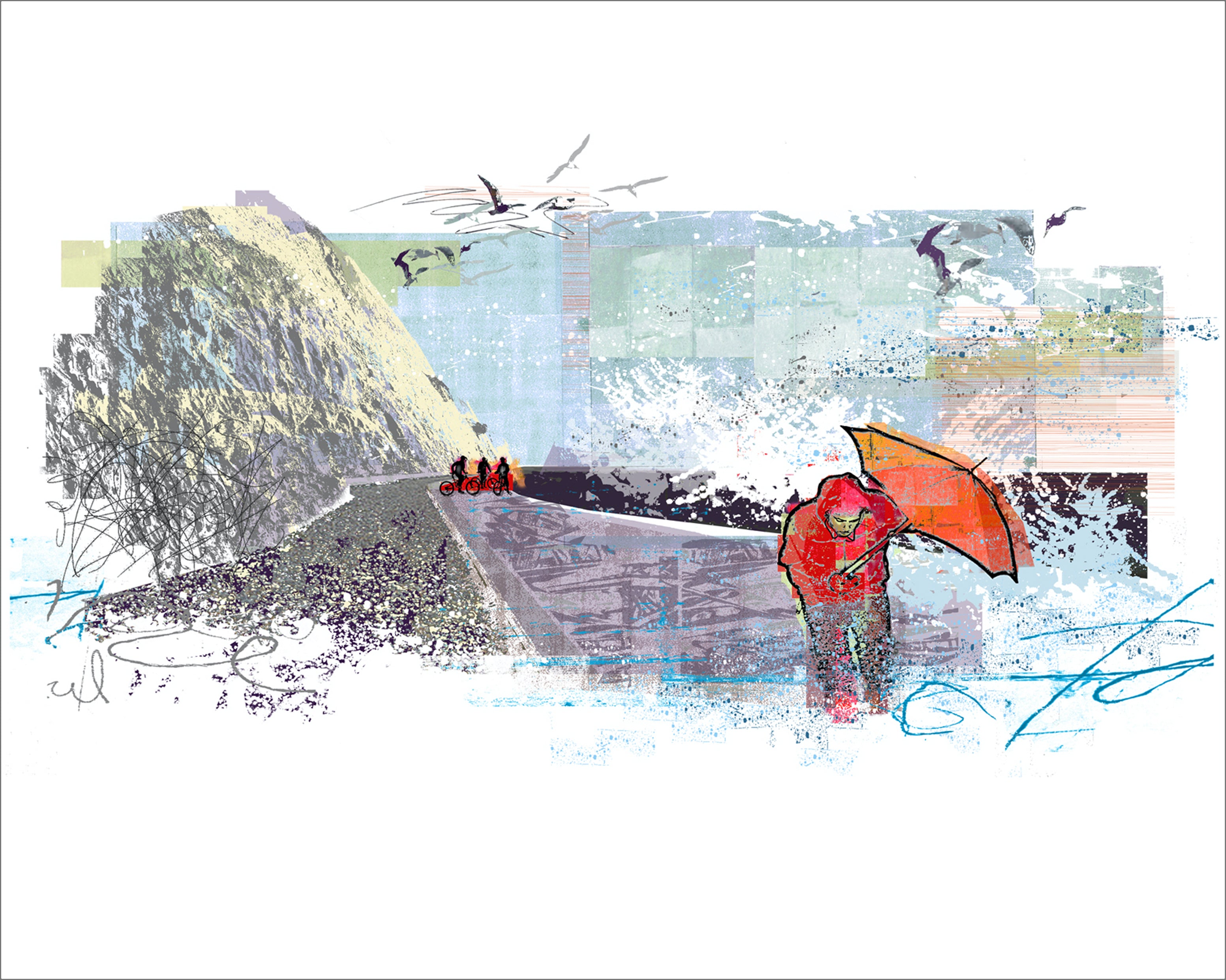 Undercliff Path – Sarah Jones Prints